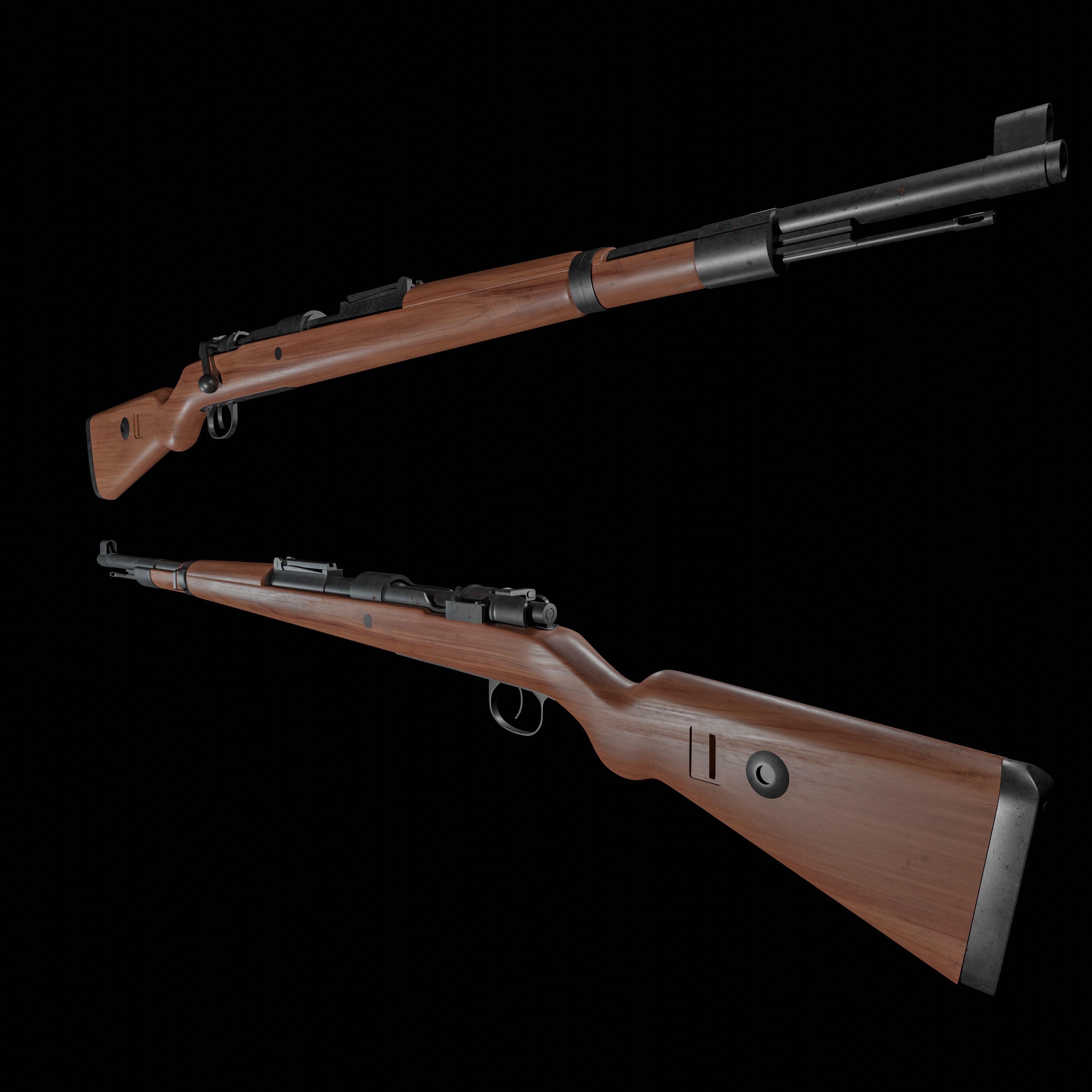 Mauser Karabiner 98k free 3D model | CGTrader