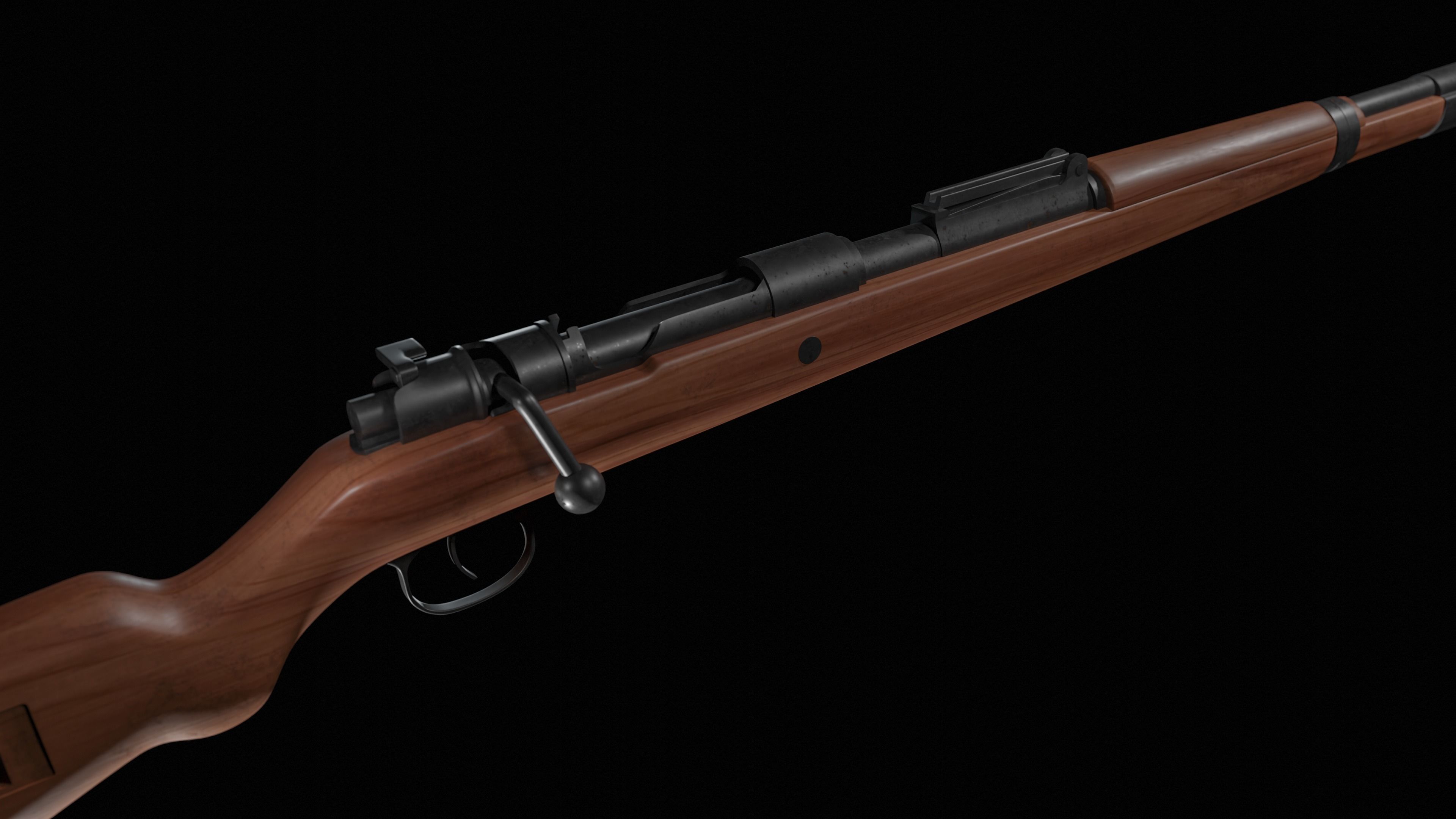 Mauser Karabiner 98k free 3D model | CGTrader