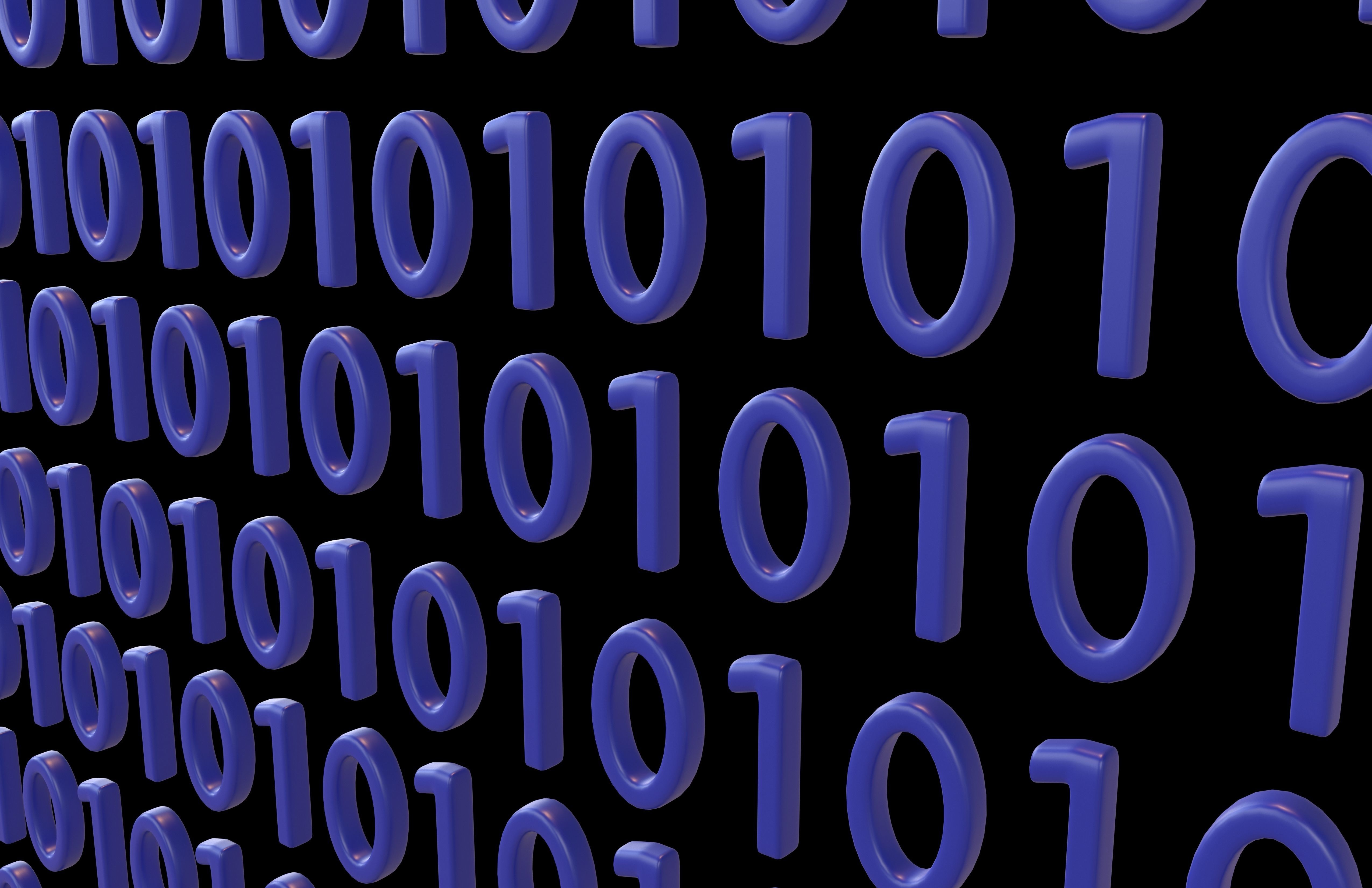 Binary Background V1 007 3D model | CGTrader