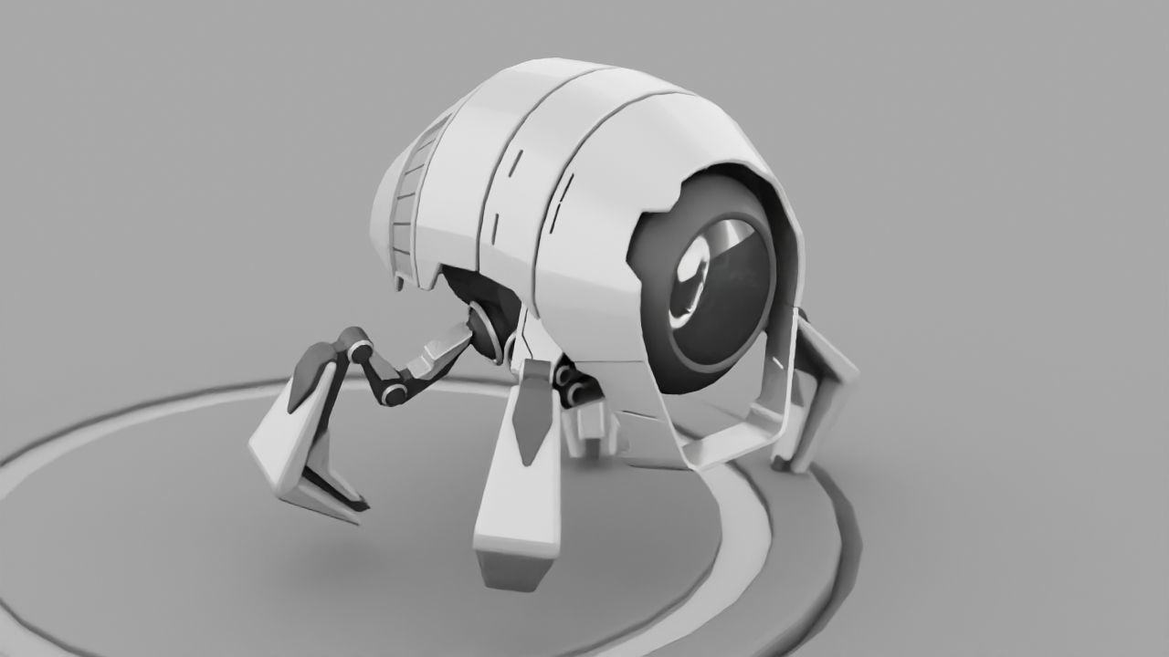 Spider robot rigged - animated character 3D model animated rigged ...