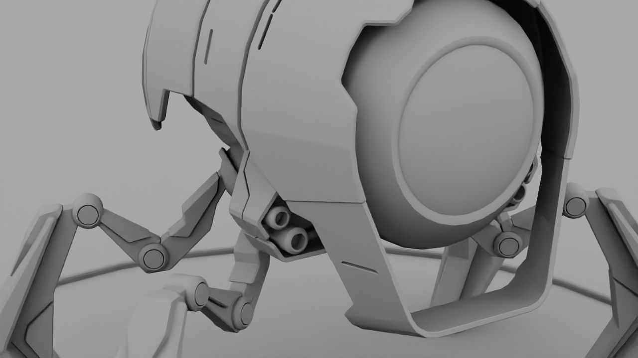 Spider robot rigged - animated character 3D model animated rigged ...