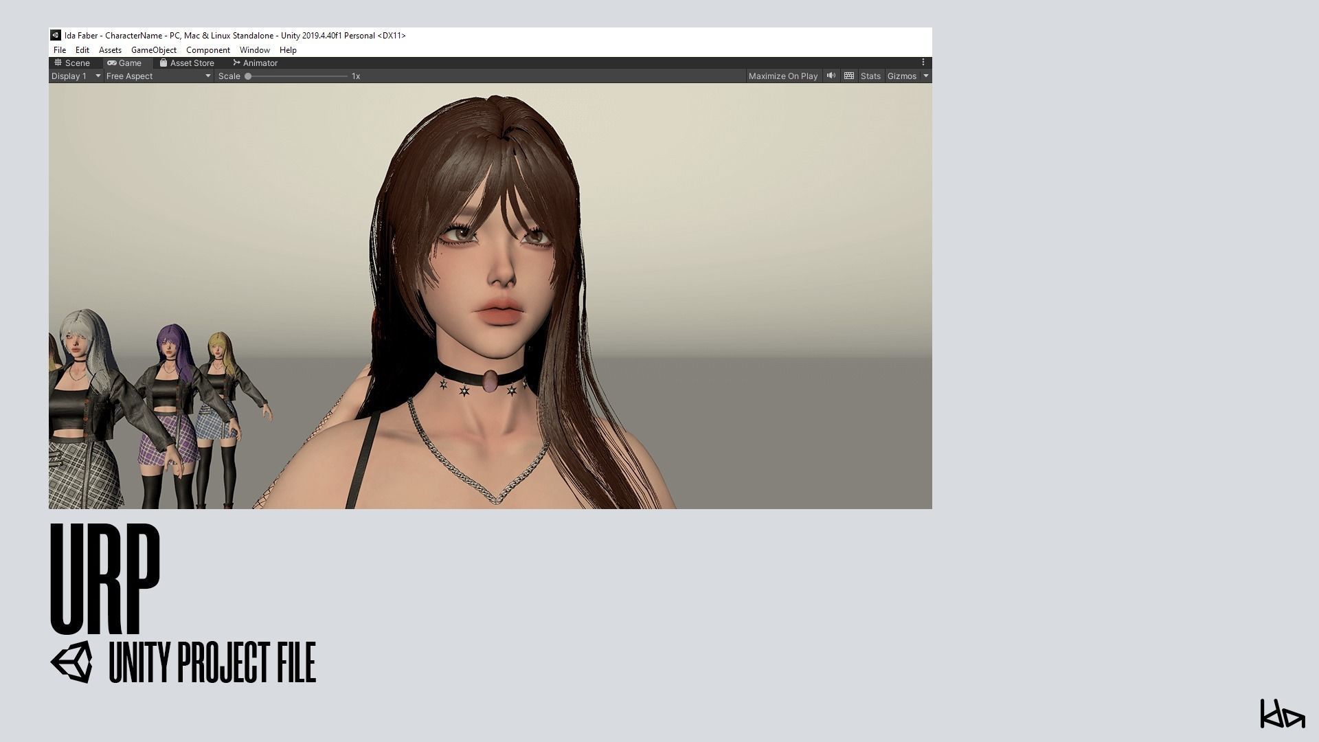 3D model K-POP SERIES Ryu - Game Ready VR / AR / low-poly rigged | CGTrader