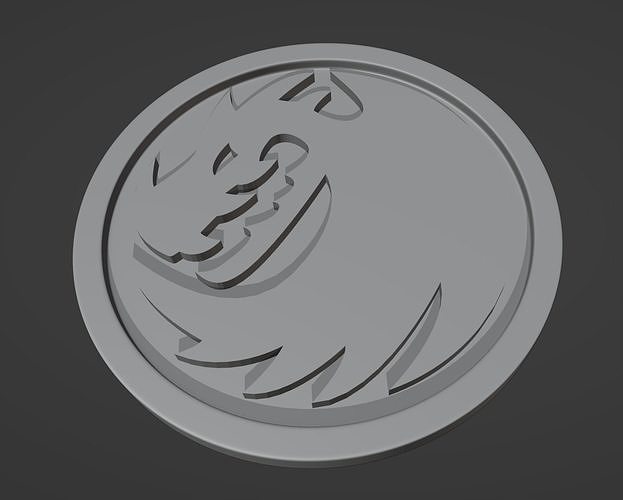 Hiccup Armor Emblem 3D model 3D printable | CGTrader