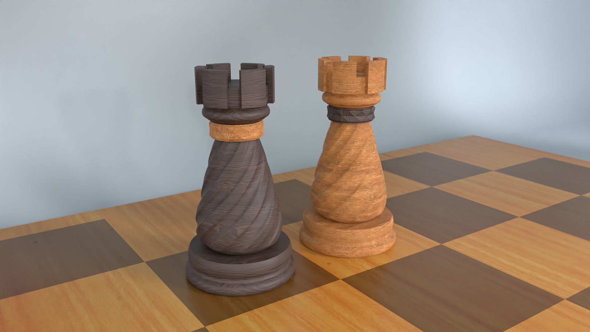 Rook 3D Luxury Chess Pieces 3D Print Model 3D print model 3D model 3D ...