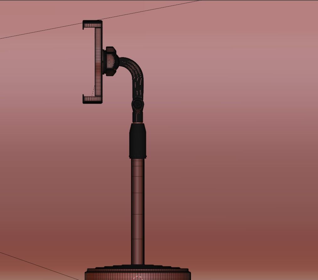 High poly phone stand 3D model | CGTrader