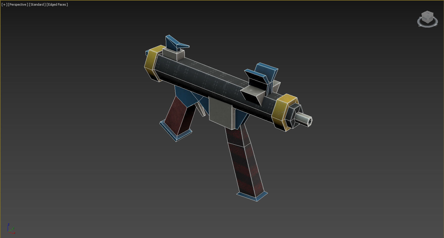 3D model pistol mk8 VR / AR / low-poly | CGTrader