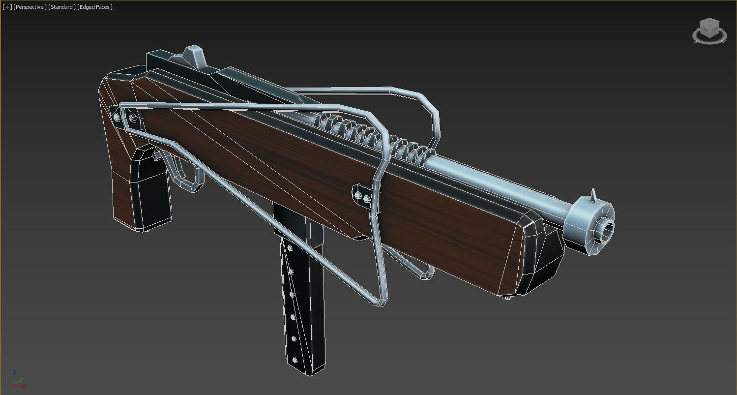 3D model pistol mk7 VR / AR / low-poly | CGTrader