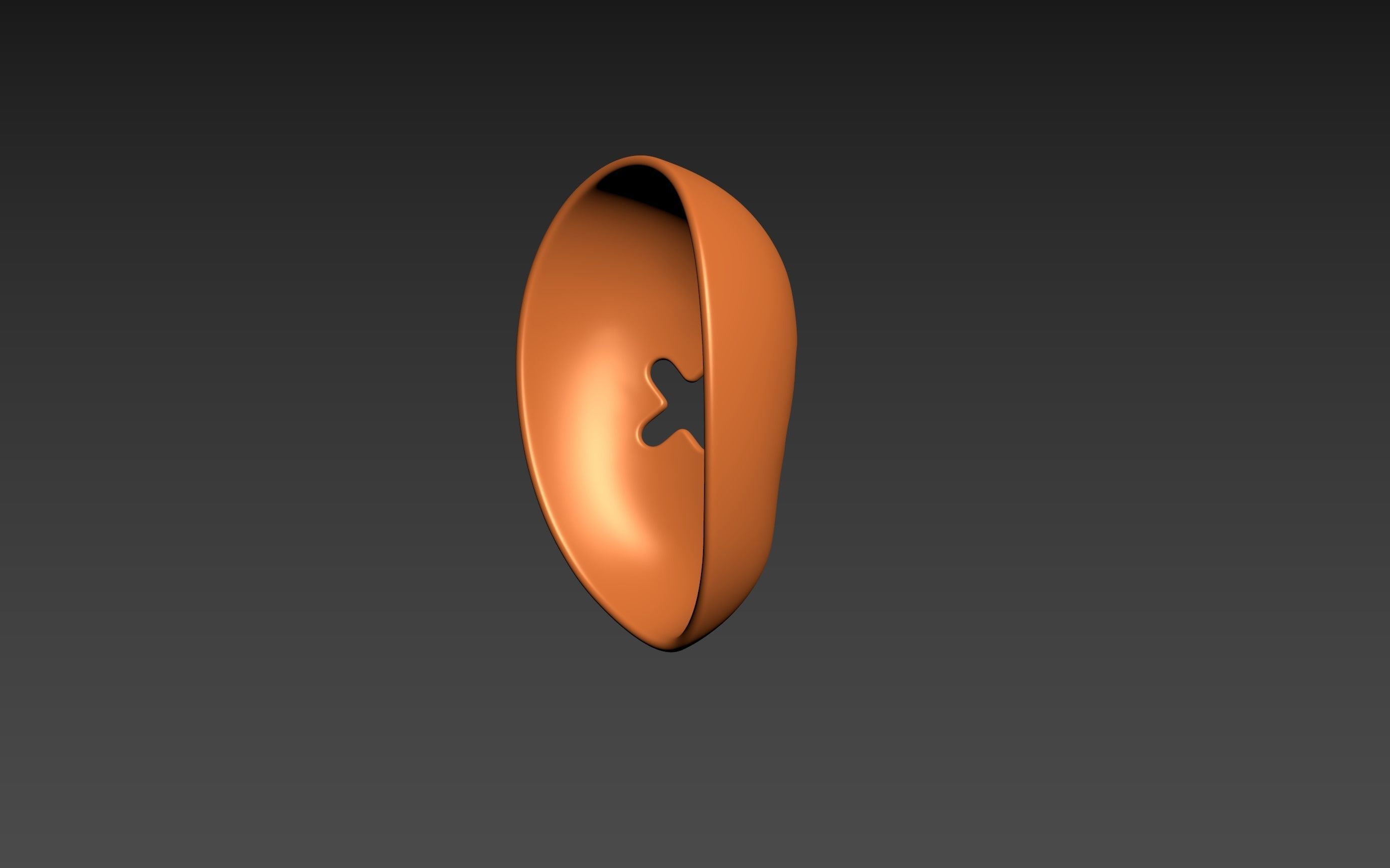 Print002 Golden XX Mask 3D model 3D printable | CGTrader