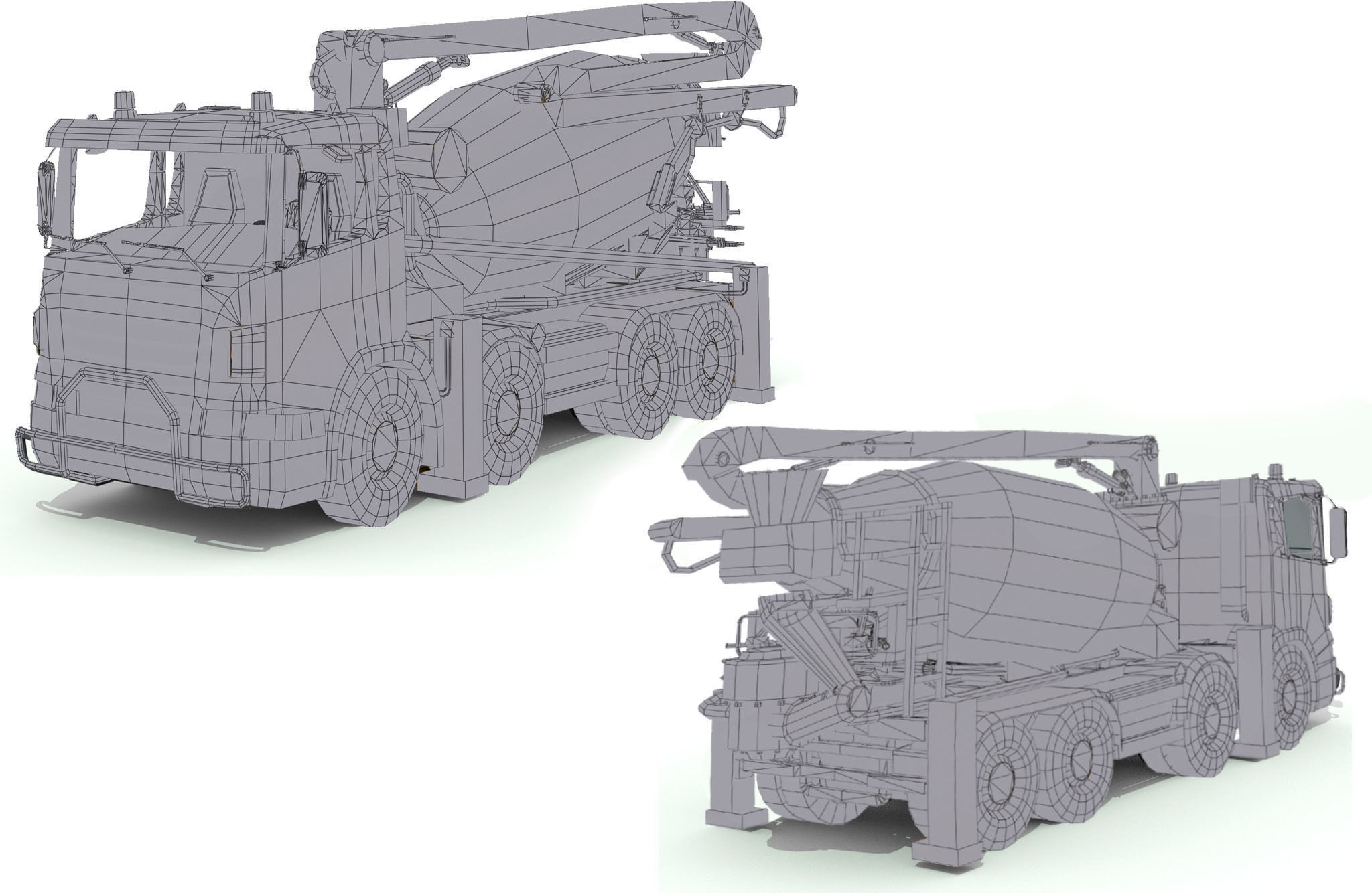 3D model Construction Vehicles Pack VR / AR / low-poly | CGTrader