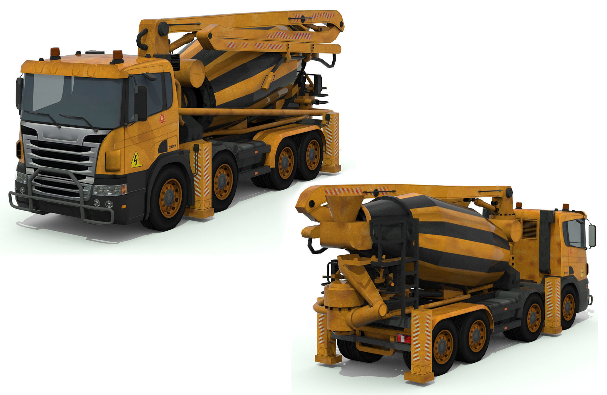 3D model Construction Vehicles Pack VR / AR / low-poly | CGTrader