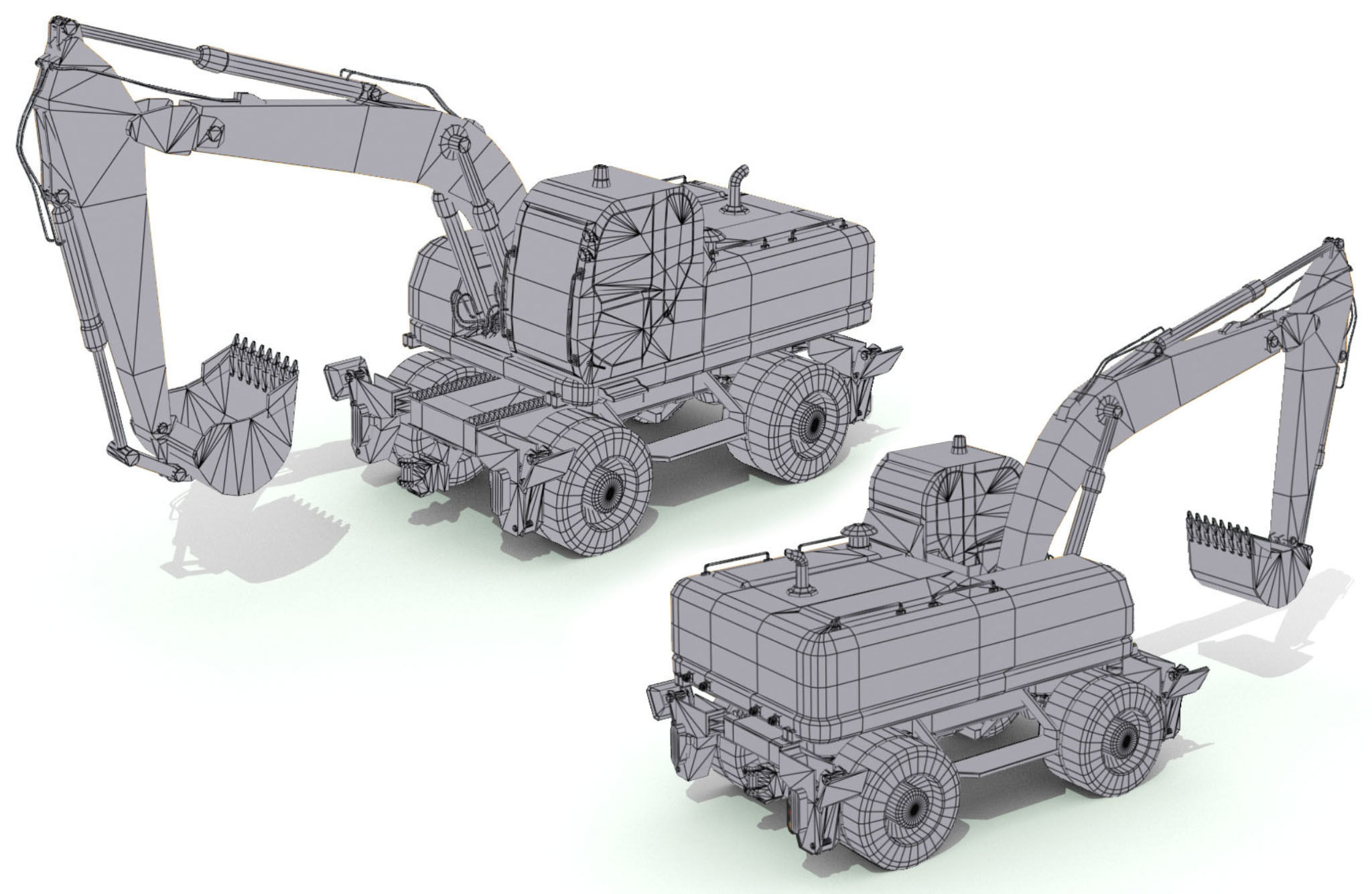 3D model Construction Vehicles Pack VR / AR / low-poly | CGTrader