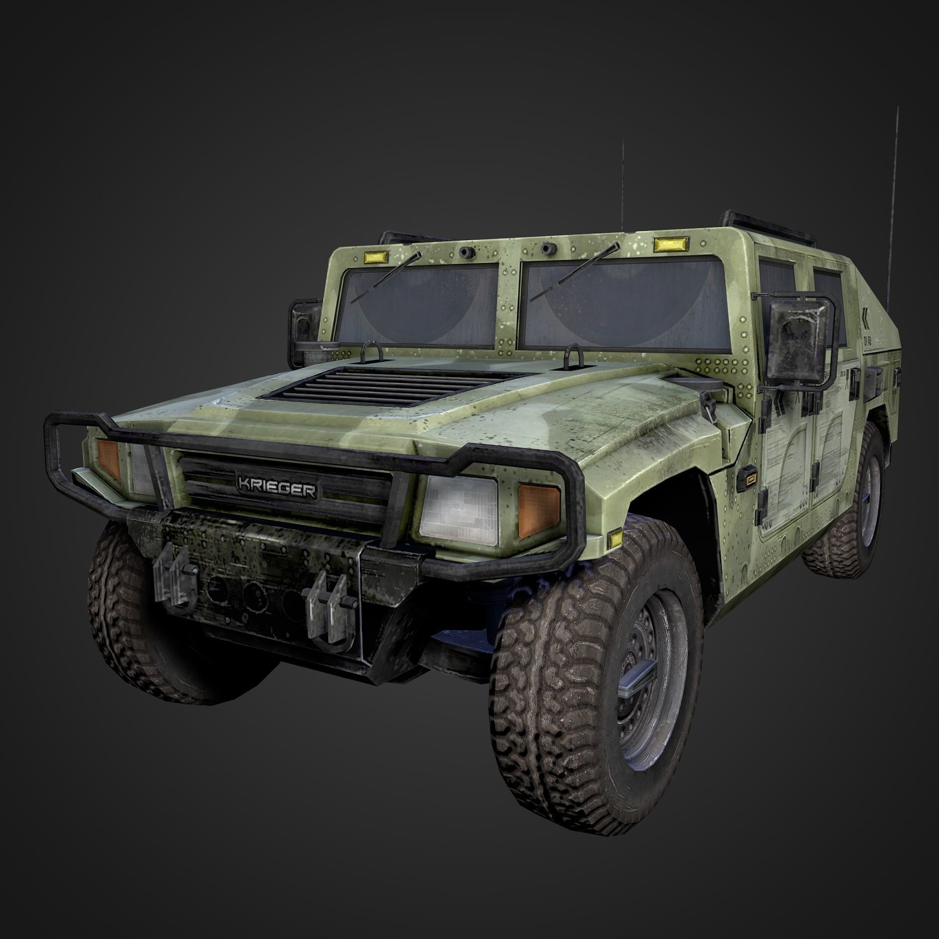 US Army Humvee HMMWV 3D model | CGTrader