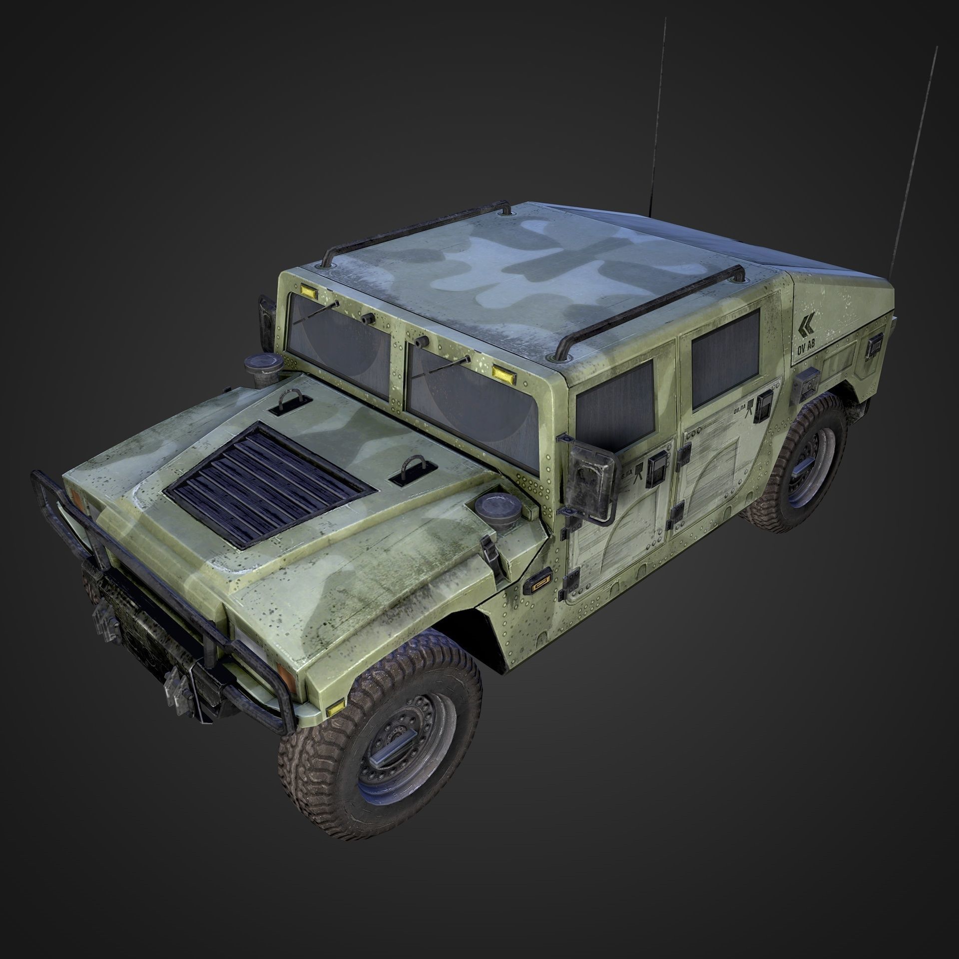 US Army Humvee HMMWV 3D model | CGTrader