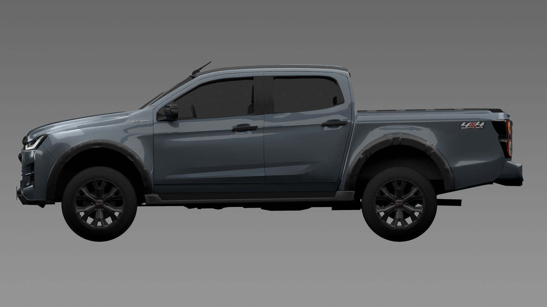 All New ISUZU D MAX 2022 3D model rigged | CGTrader