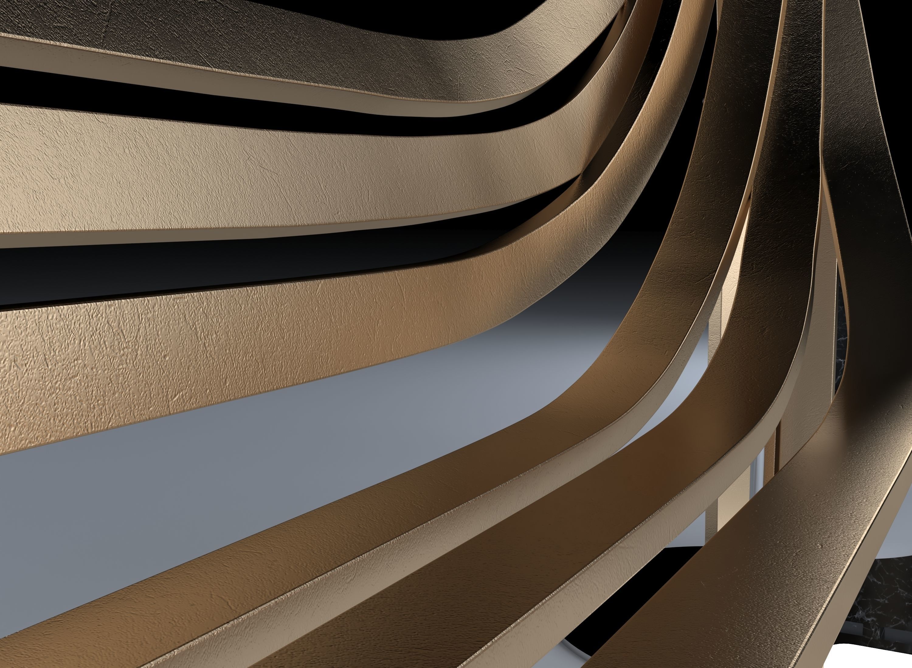 Artistic Bench Figure 3D model | CGTrader