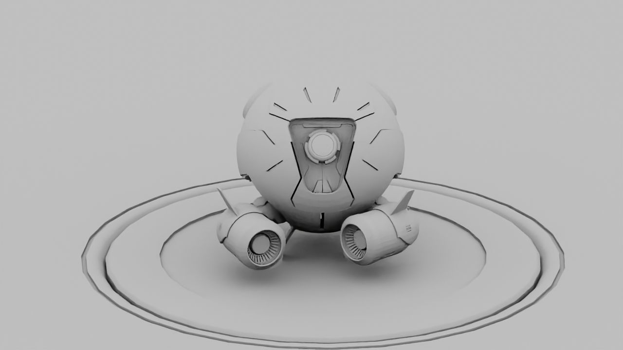 Ball Droid rigged - animated character 3D model animated rigged | CGTrader