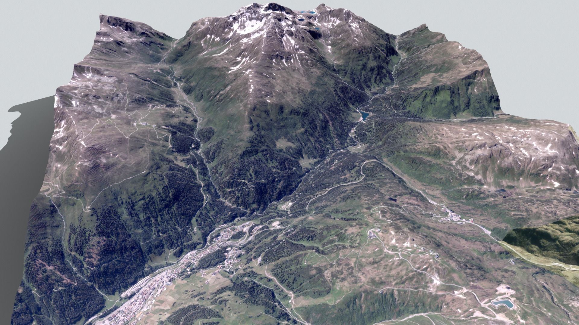 Mountain landscape 3D model | CGTrader