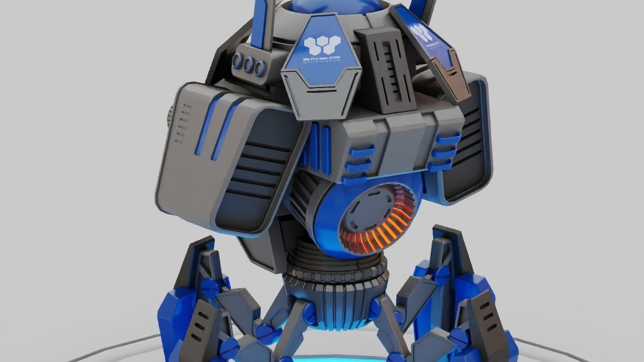 Spy Robot rigged - animated character 3D model animated rigged | CGTrader