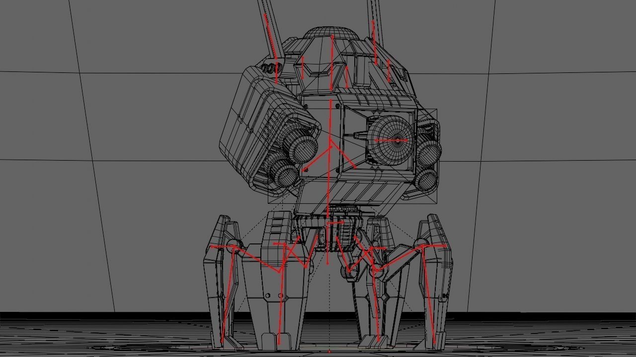 Spy Robot rigged - animated character 3D model animated rigged | CGTrader