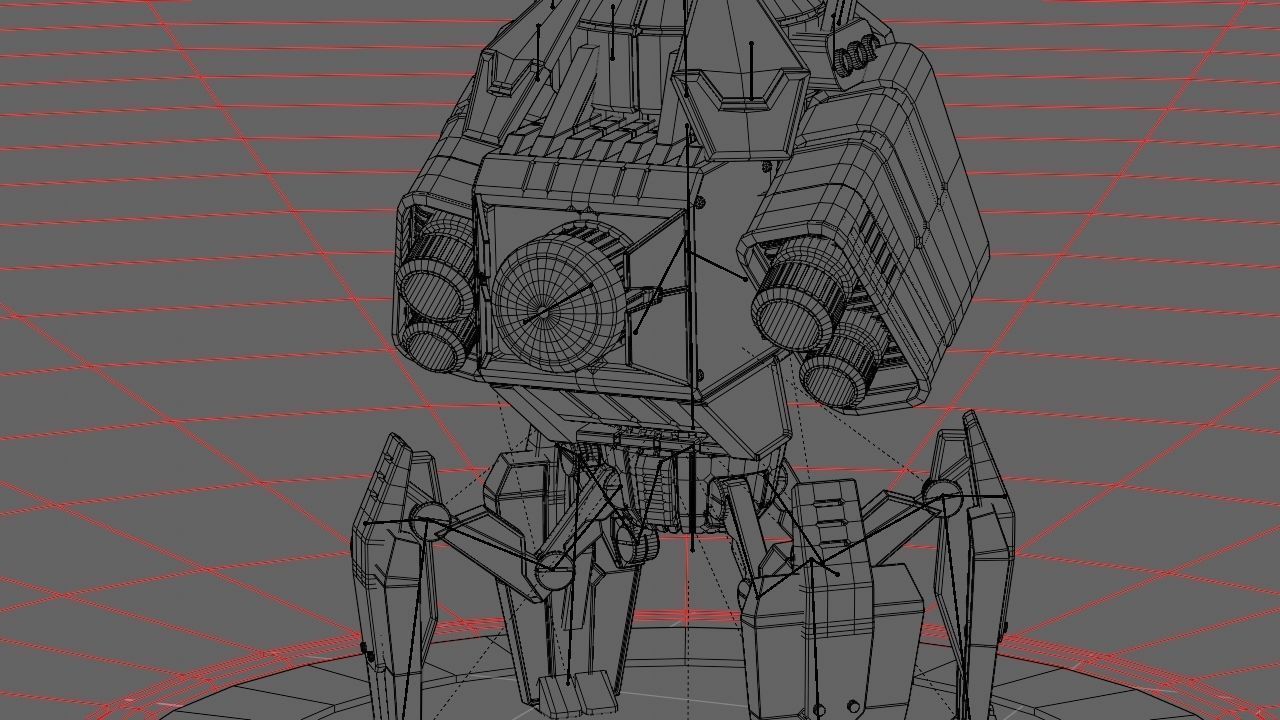 Spy Robot rigged - animated character 3D model animated rigged | CGTrader