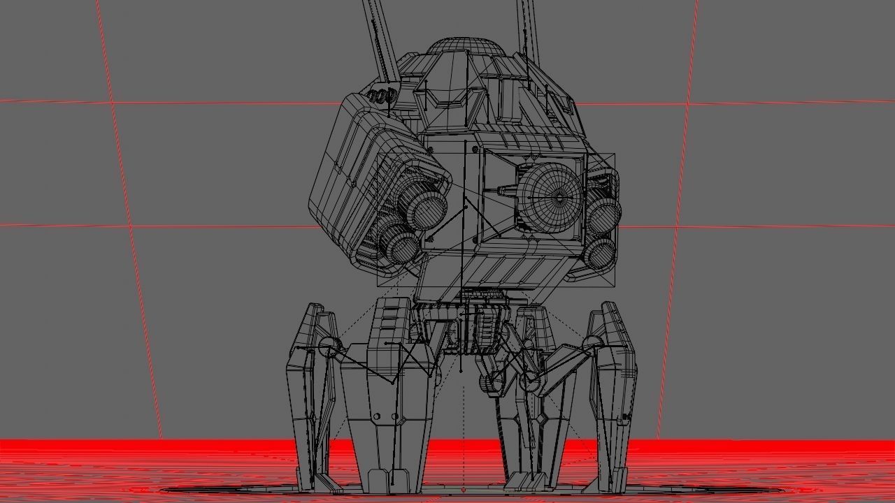 Spy Robot rigged - animated character 3D model animated rigged | CGTrader