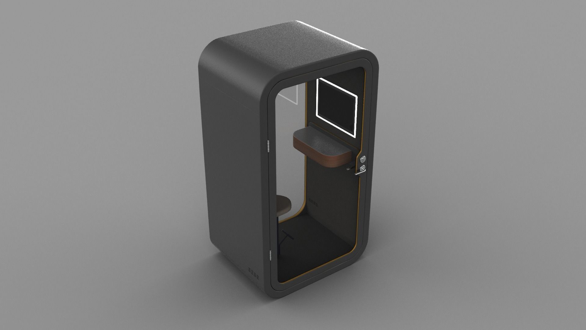 3D model Office Pod 3 VR / AR / low-poly | CGTrader