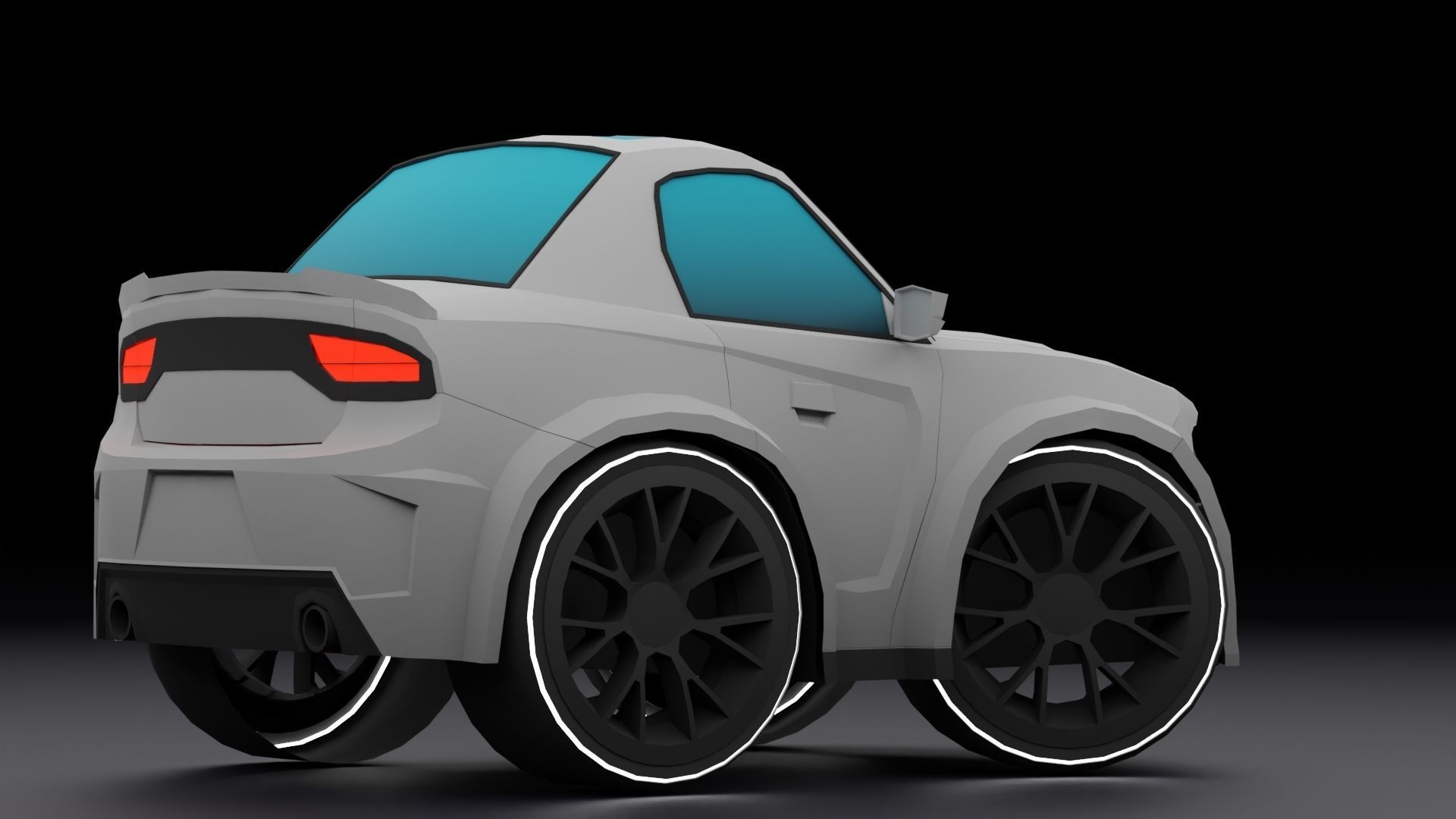 3D model Stylized Car Pack Low-Poly Game Ready PBR VR / AR / low-poly ...