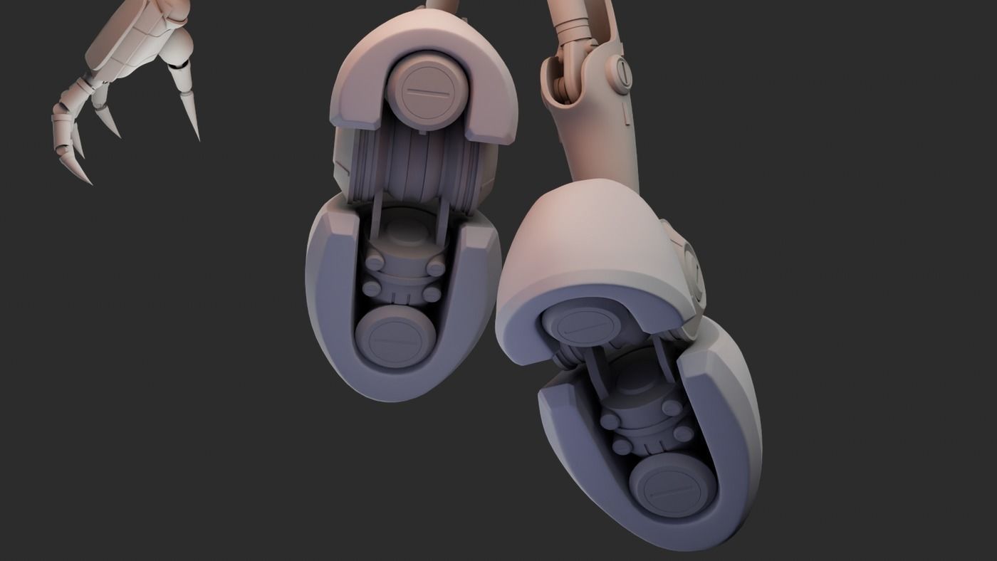 Metal Sonic RIG free 3D model rigged | CGTrader