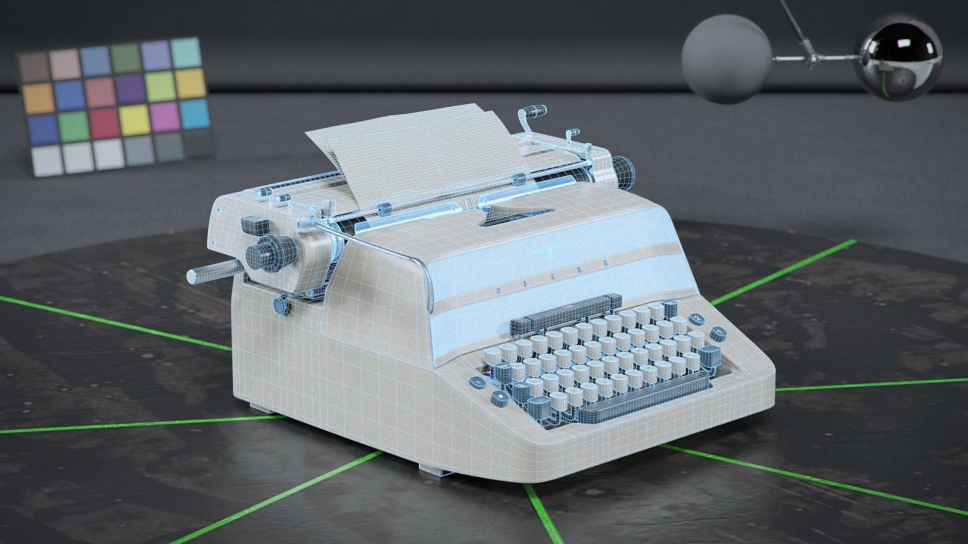 Typewriter from The Shining 3D model | CGTrader