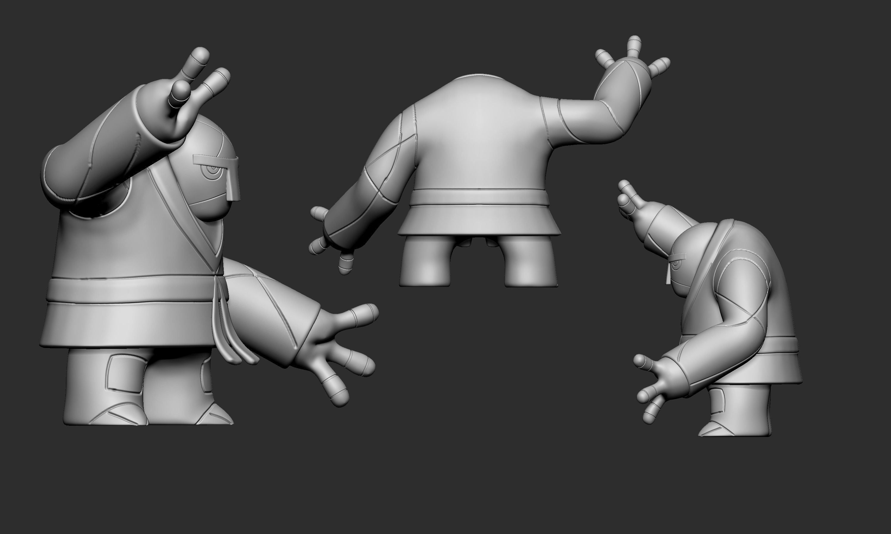 Pokemon - Throh and Sawk 3D model 3D printable | CGTrader