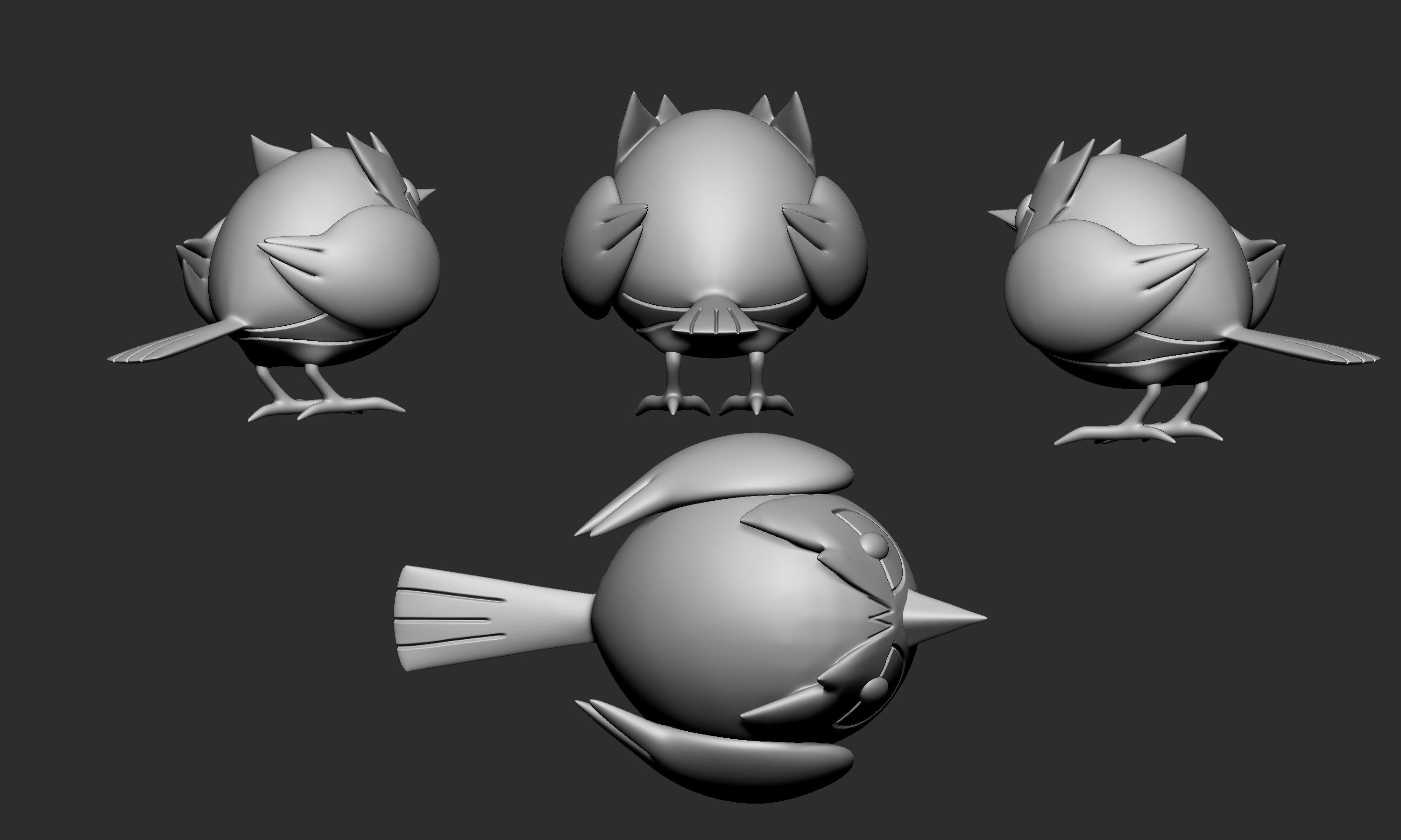 Pokemon - Rookidee 3D model 3D printable | CGTrader