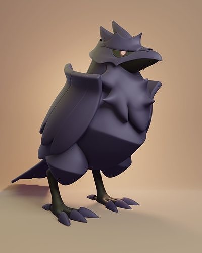 Pokemon - Corviknight 3D model 3D printable | CGTrader