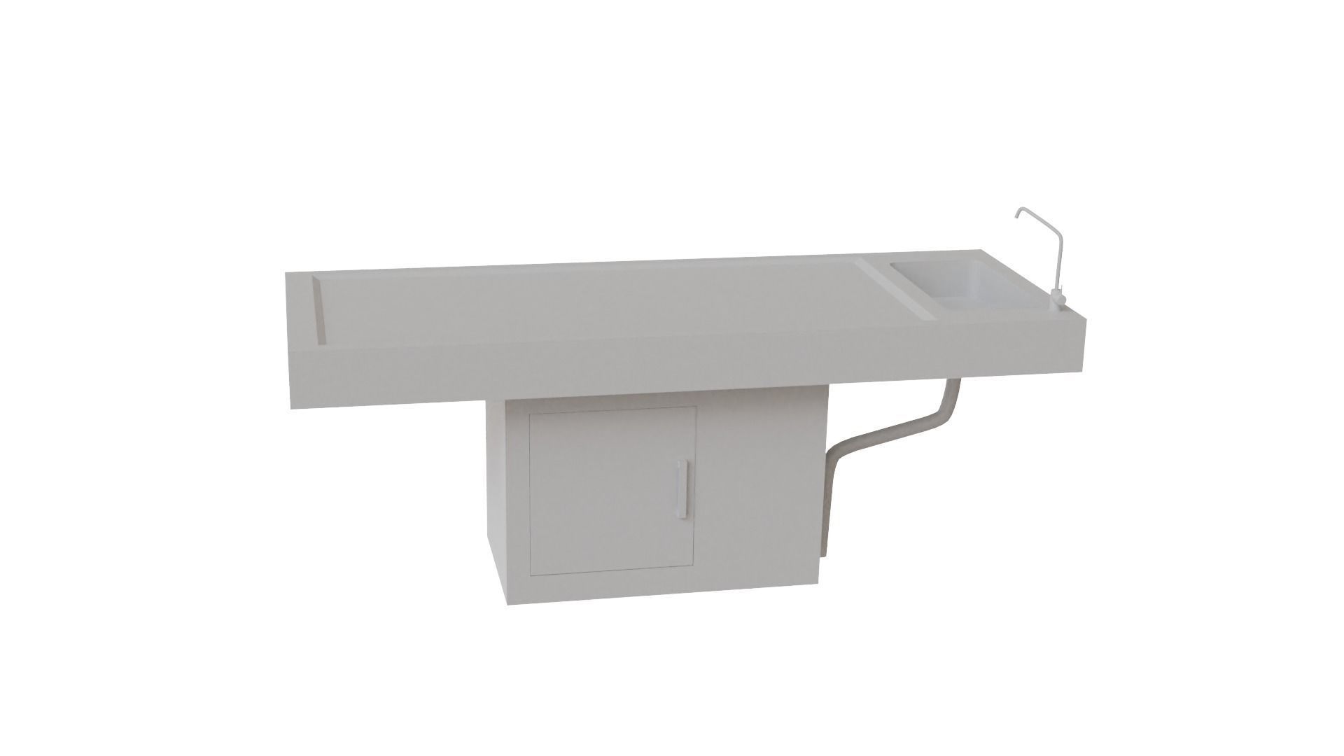 Autopsy Table free 3D model | CGTrader