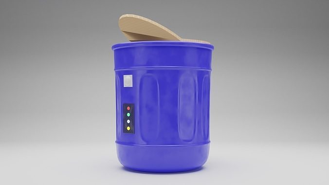 IOT Based Smart Dust Bin Prototype 3D model | CGTrader