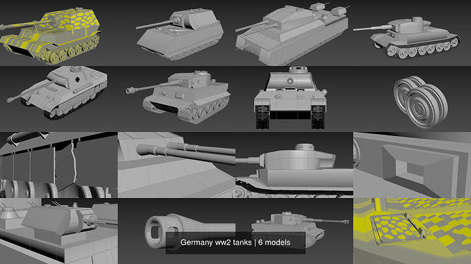 Germany ww2 tanks 3D Model Collection | CGTrader