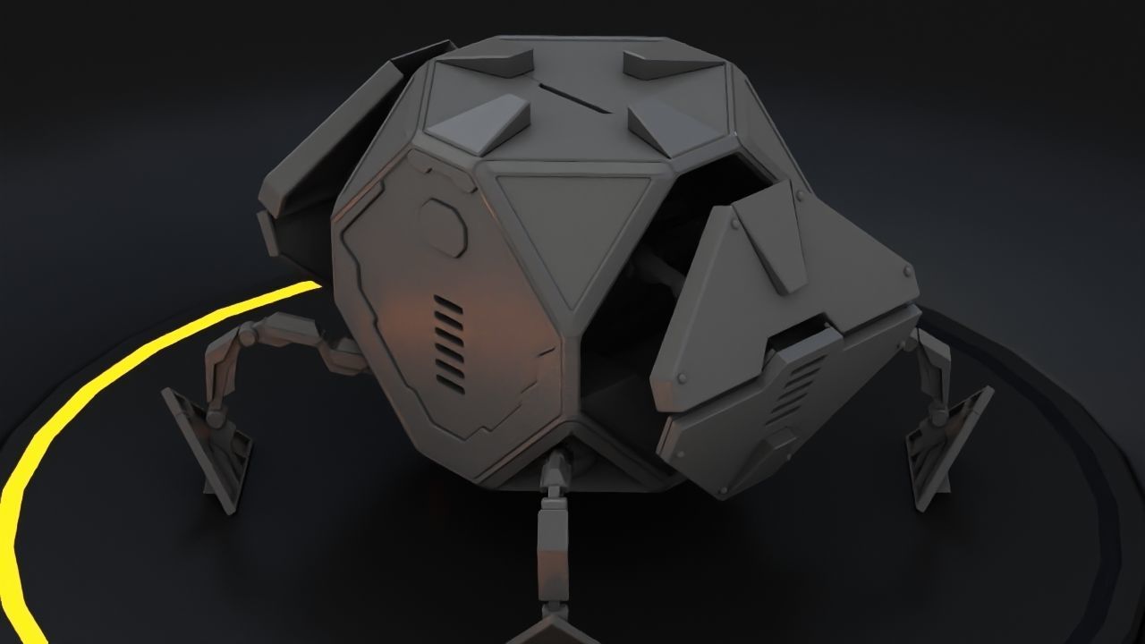 CUBE BOT rigged - animated 3D model animated rigged | CGTrader