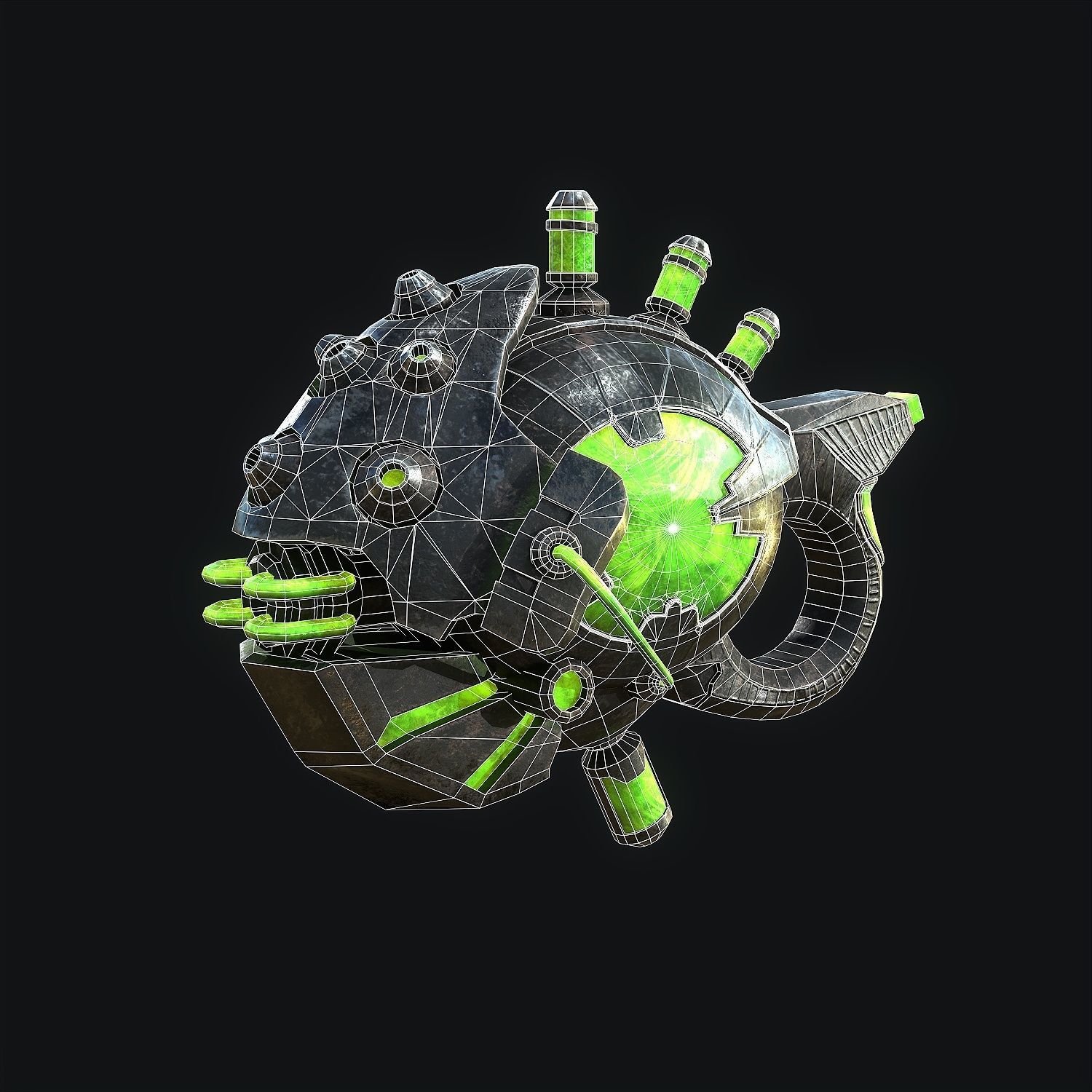 3D model Sci-Fi Poison Gun VR / AR / low-poly | CGTrader