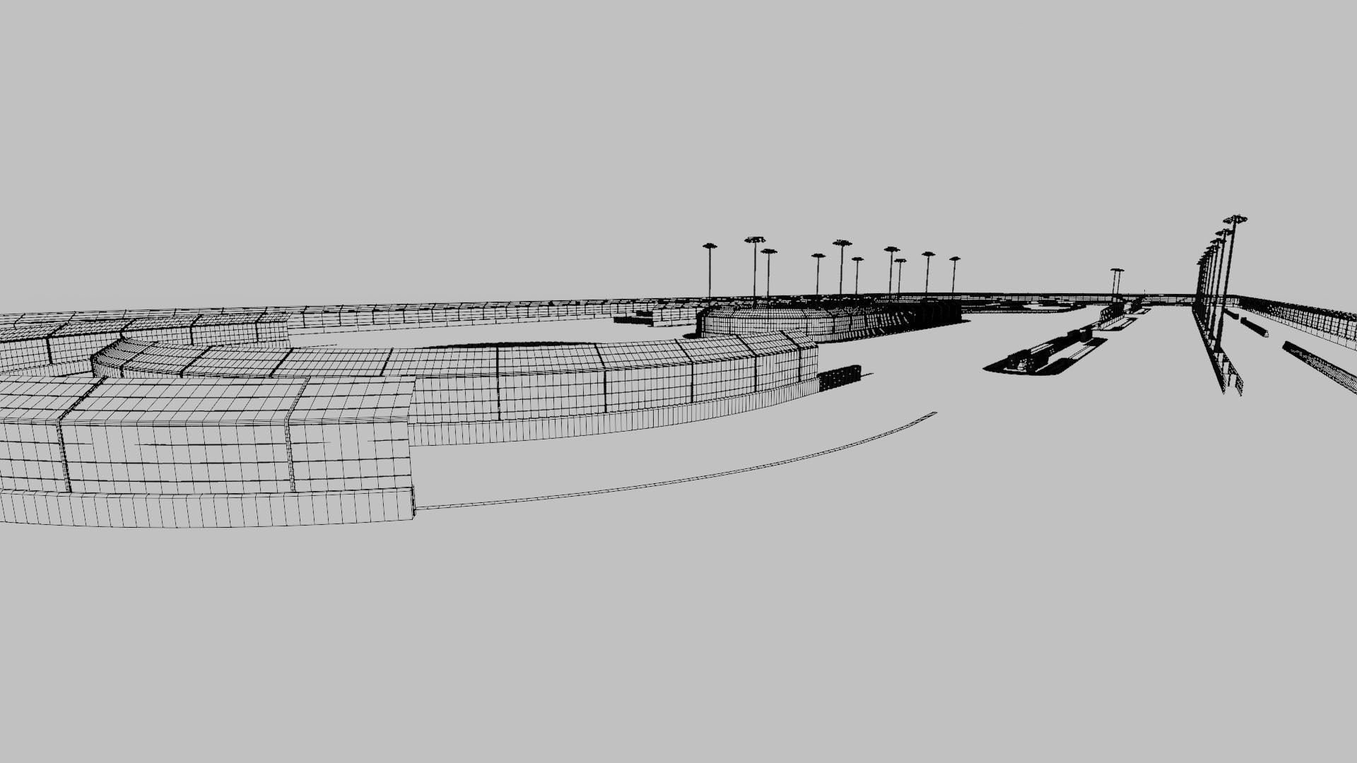 Drifting Race Track 3D model | CGTrader