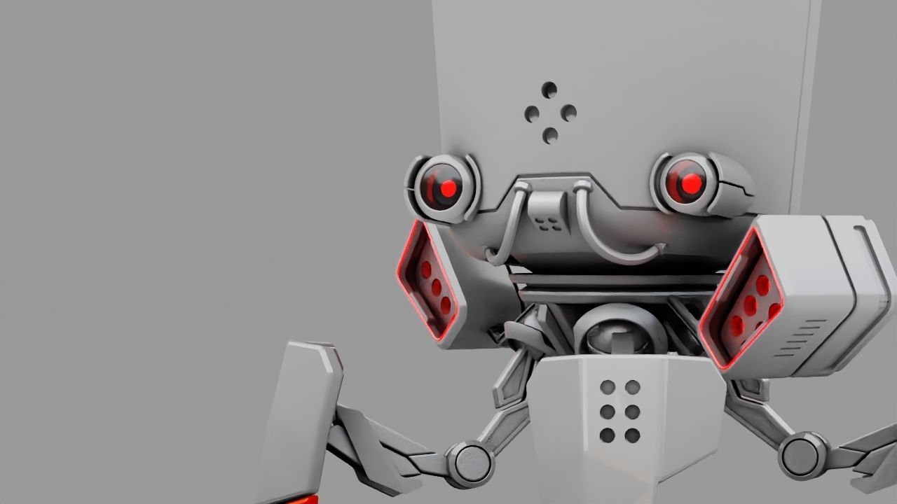 VILLAIN BOT rigged - animated character 3D model animated rigged | CGTrader