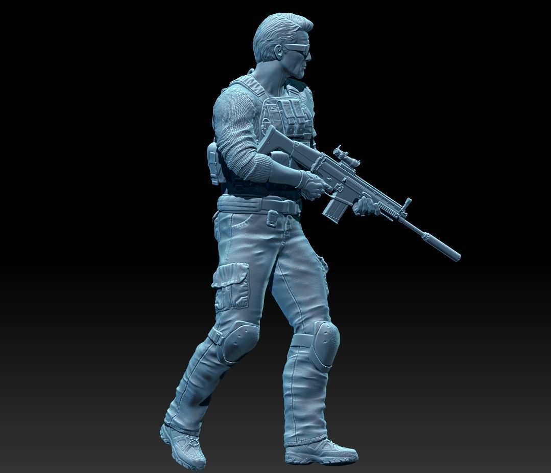 Black Ops Soldier 2 3D model 3D printable | CGTrader