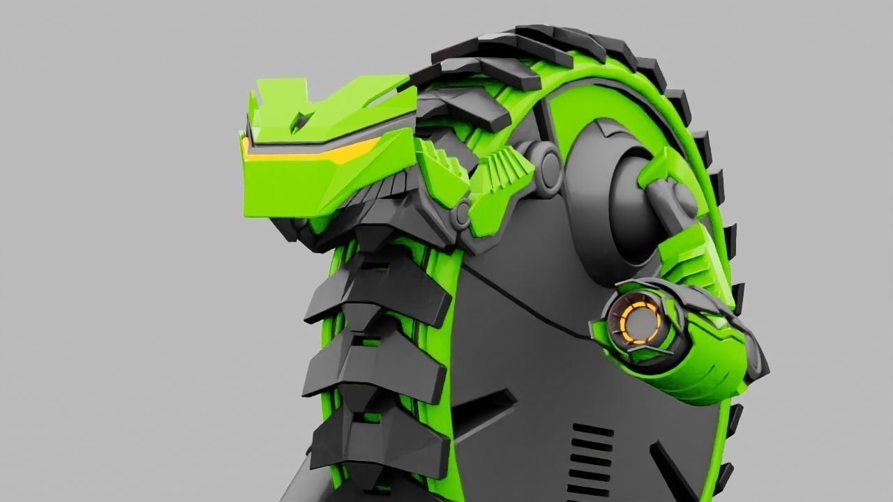 DRAGON BOT rigged - animated 3D model animated rigged | CGTrader