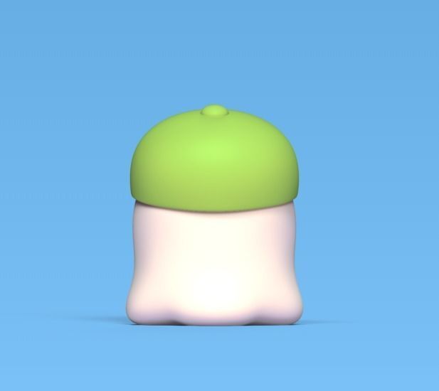 Ghost Cap 3D model 3D printable | CGTrader