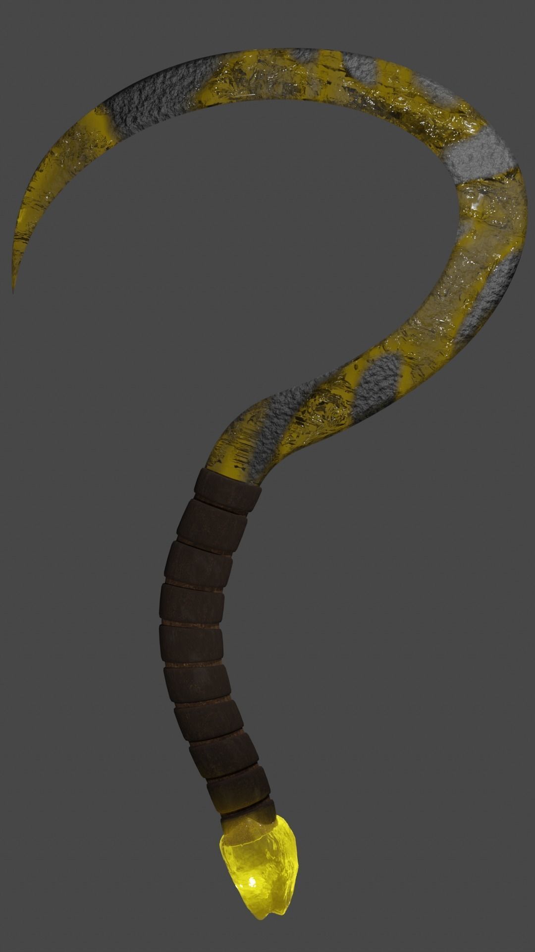 Cronus Sickle - Yellow 3D model | CGTrader