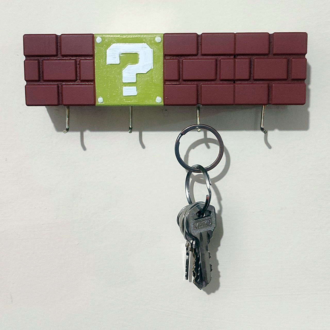 mario bros key holder 3D model 3D printable | CGTrader