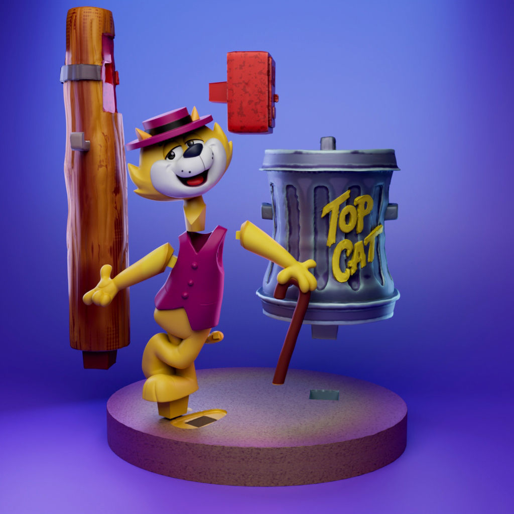Top Cat 3D model 3D printable | CGTrader