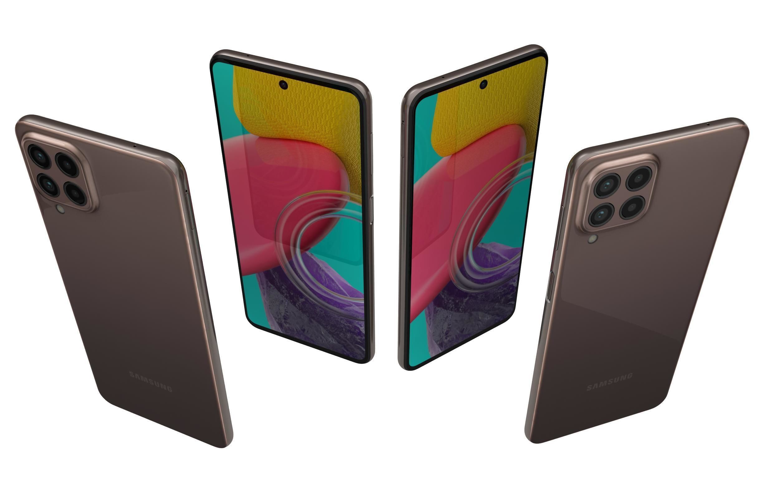 Samsung Galaxy M53 All Colors 3D model | CGTrader