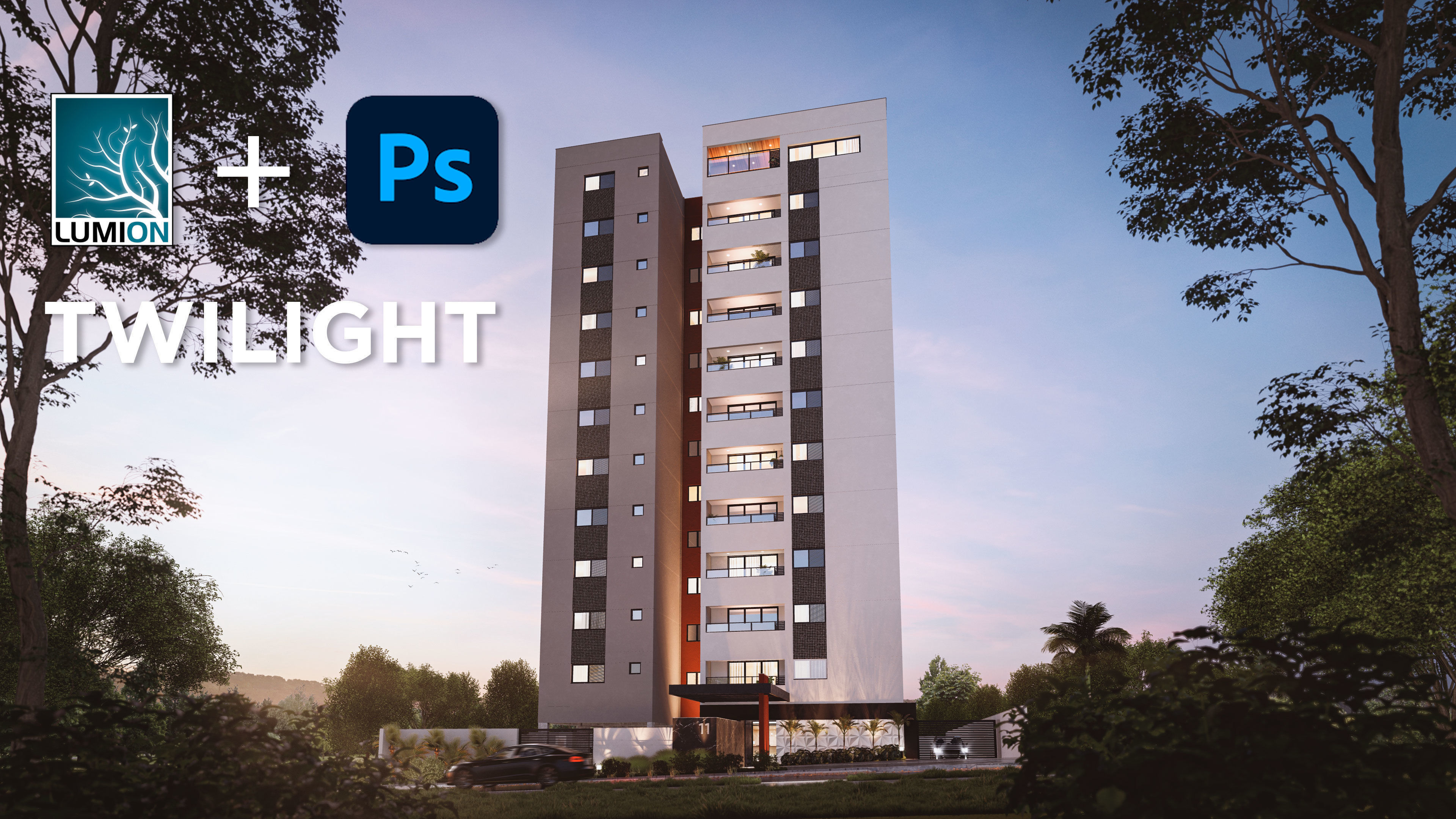 Twilight Effect - Lumion and Photoshop 3D model | CGTrader