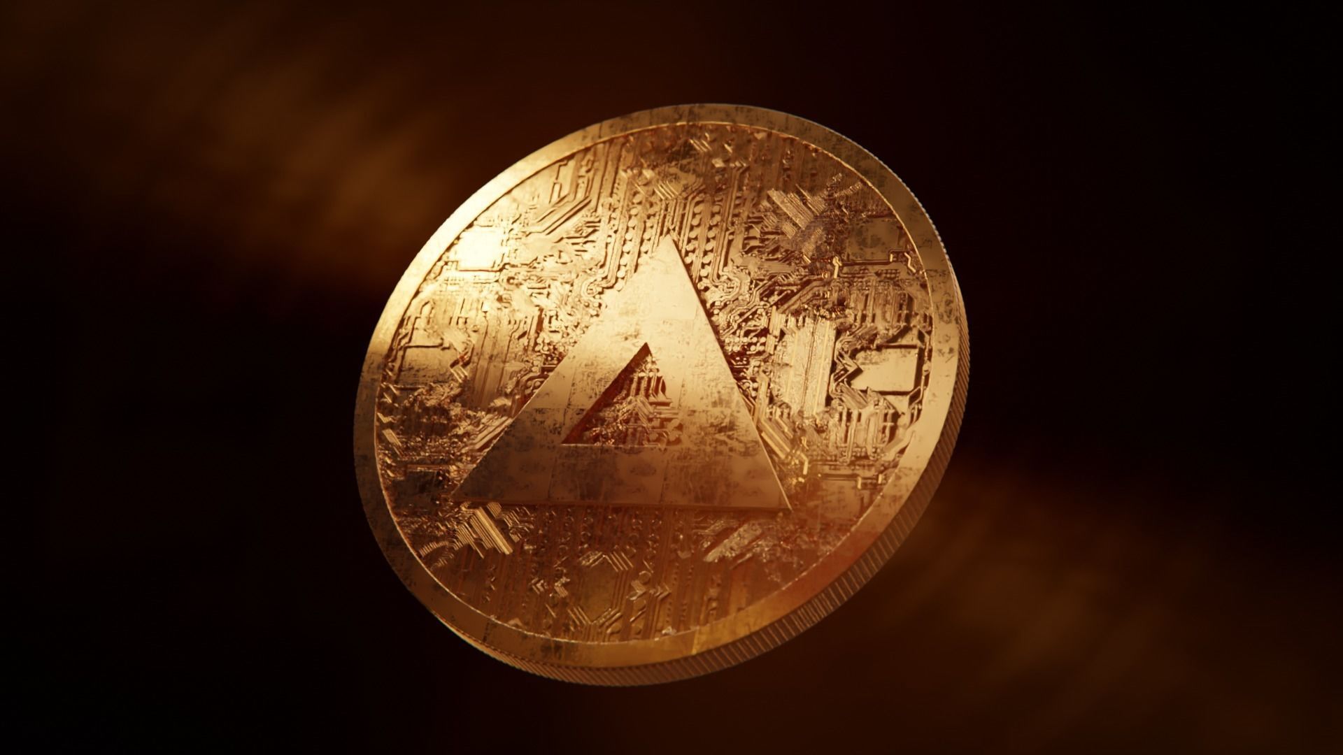 Basic Attention Token BAT Coin 3D model animated | CGTrader