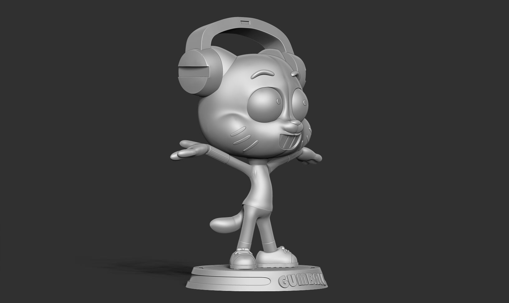 Gumball Watterson 3D model 3D printable | CGTrader