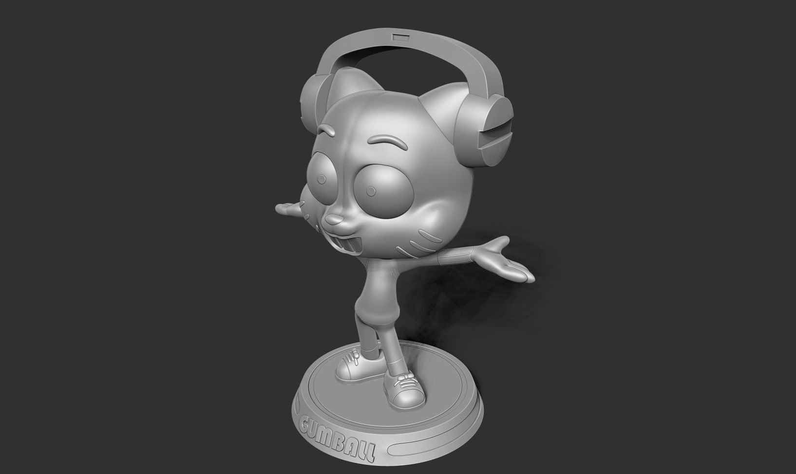 Gumball Watterson 3D model 3D printable | CGTrader